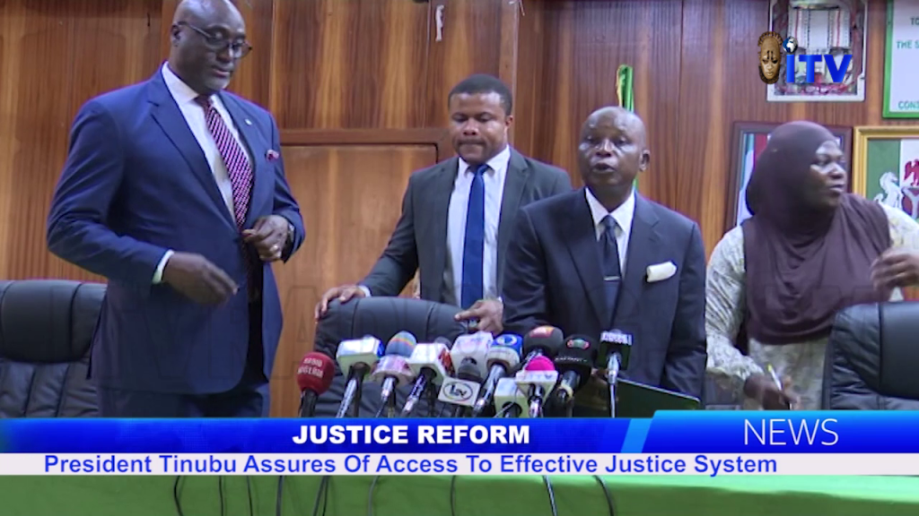 Justice Reform: Pres, Tinubu Assures Of Access To Effective Justice System - ITV