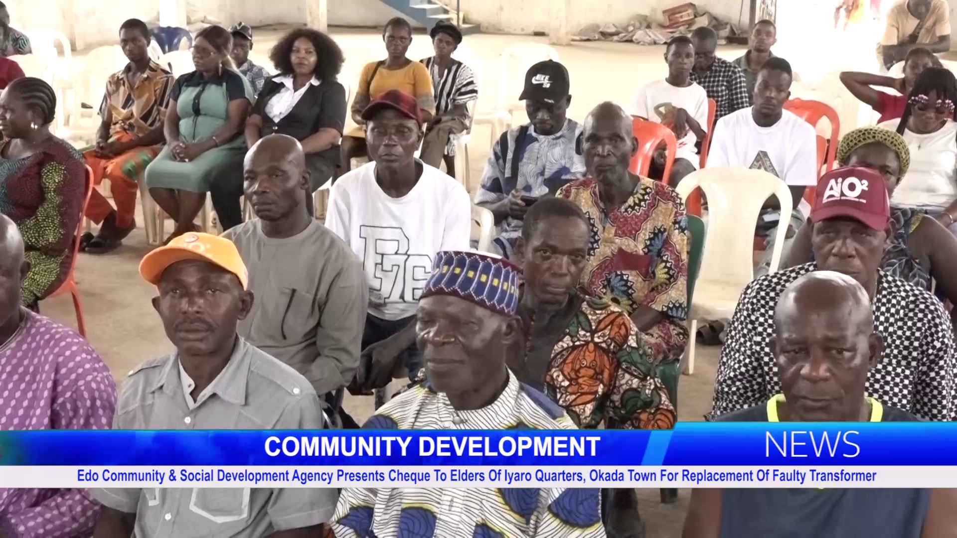 Edo Community & Social Development Agency Presents Cheque To Elders Of ...