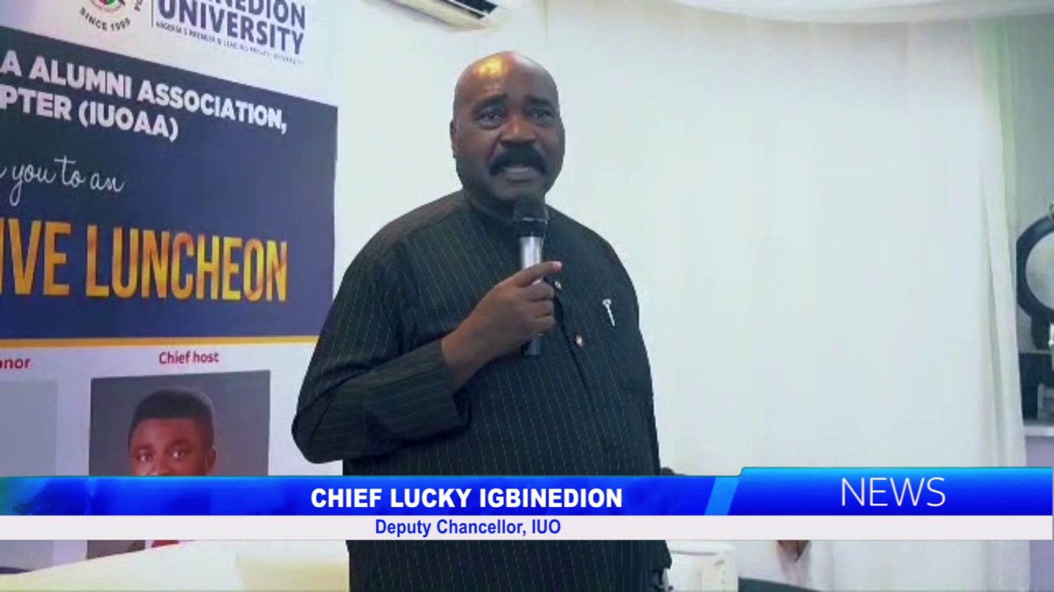 Deputy Chancellor, IUO, Chief Lucky Igbinedion Holds Interactive ...
