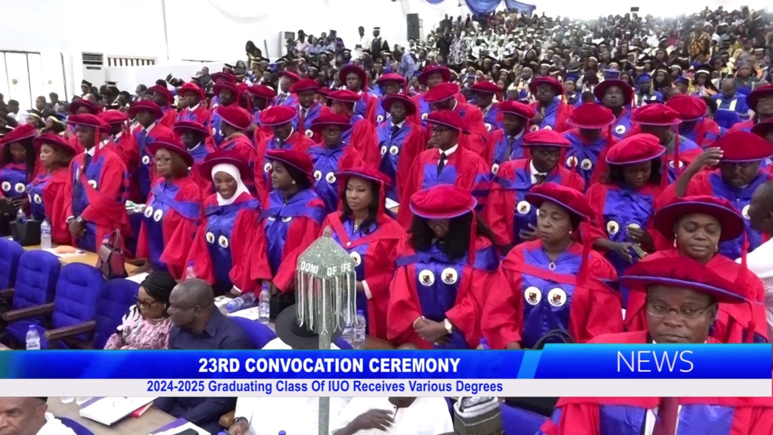 23RD CONVOCATION CEREMONY: 2024-2025 Graduating Class Of IUO Receives Various Degrees - ITV