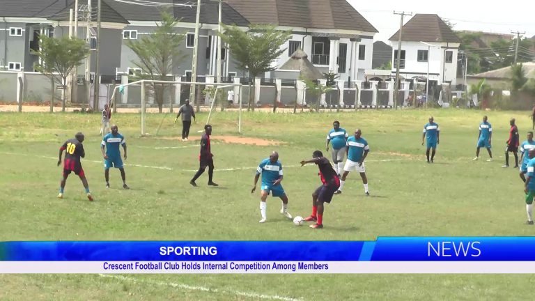 Crescent Football Club Holds Internal Competition Among Members - ITV